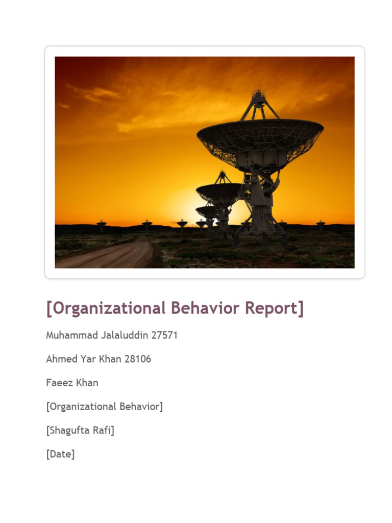 Ob Final Project | PDF | Motivation | Motivational