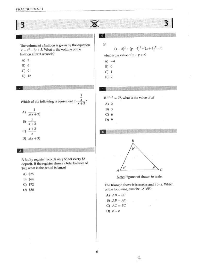 Panda Test 1 Math | PDF