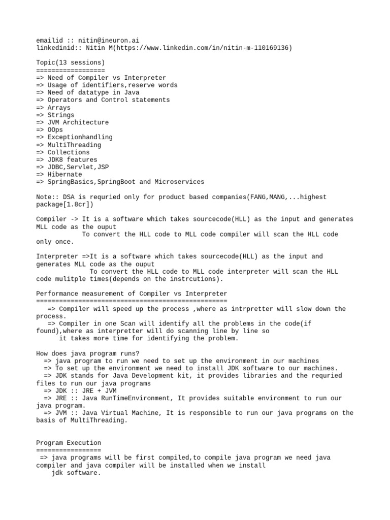 Lecture-1 - Java | PDF Lecture-1 - Java | PDF