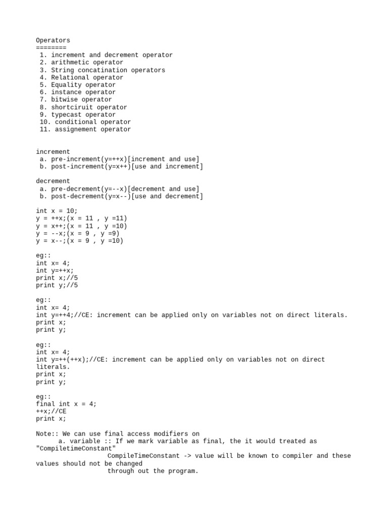 Lecture-3 Java | Download Free PDF | Computer Engineering | Software Engineering