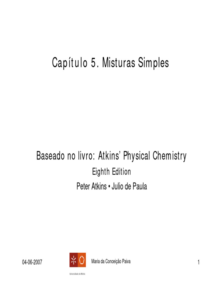 Cap5 Misturas Simples | PDF