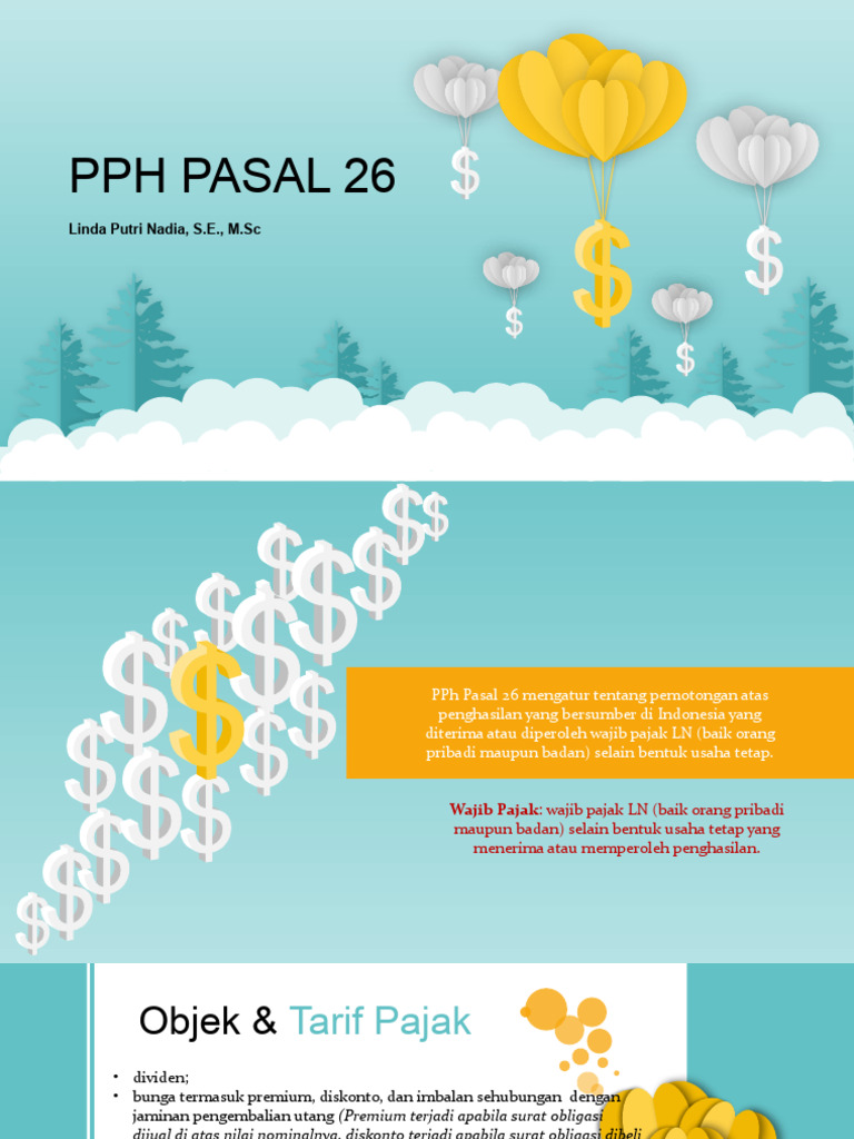 Perhitungan PPH 26 | PDF | Pengelolaan Keuangan & Uang