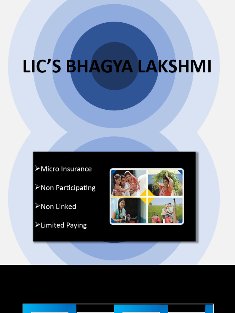 Lic'S Bhagya Lakshmi | PDF | Insurance | Business