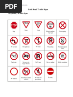 Pakistan Traffic Signs Overview | PDF | Traffic | Intersection (Road)