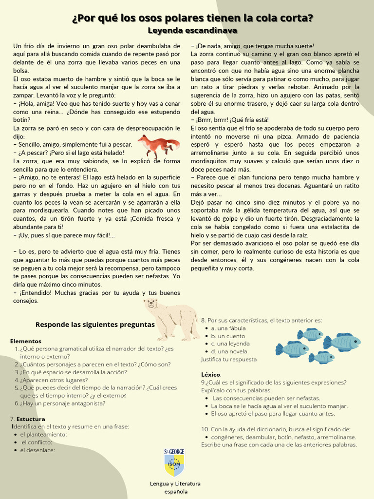 El Oso Polar y su Cola Corta | PDF | Oso polar | Osos
