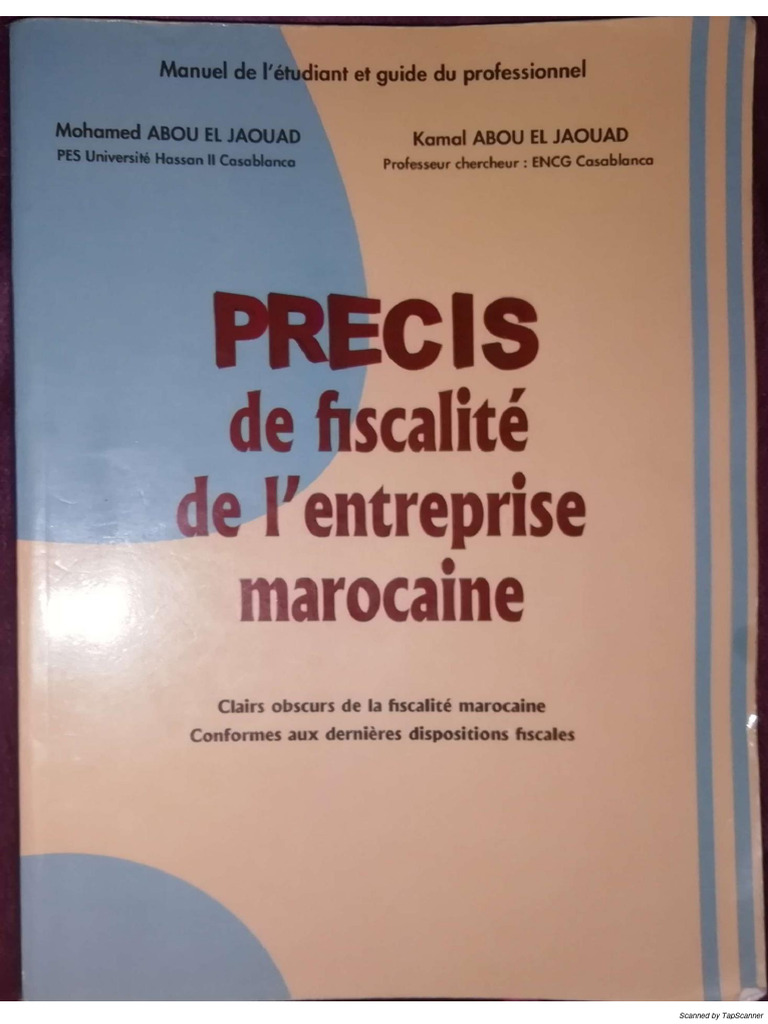 Fiscalité Abou El Jaouad | PDF