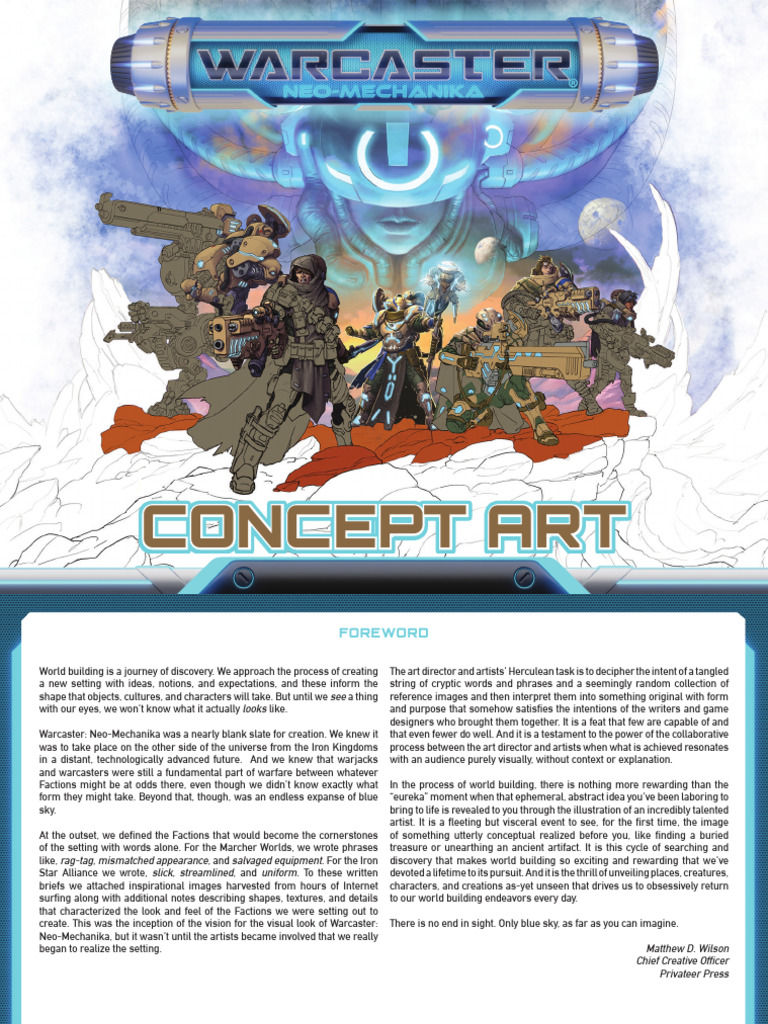 Warcaster Artbook | PDF