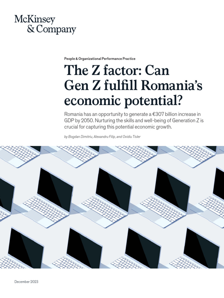 The Z Factor Can Gen Z Fulfill Romanias Economic Potential | PDF ...