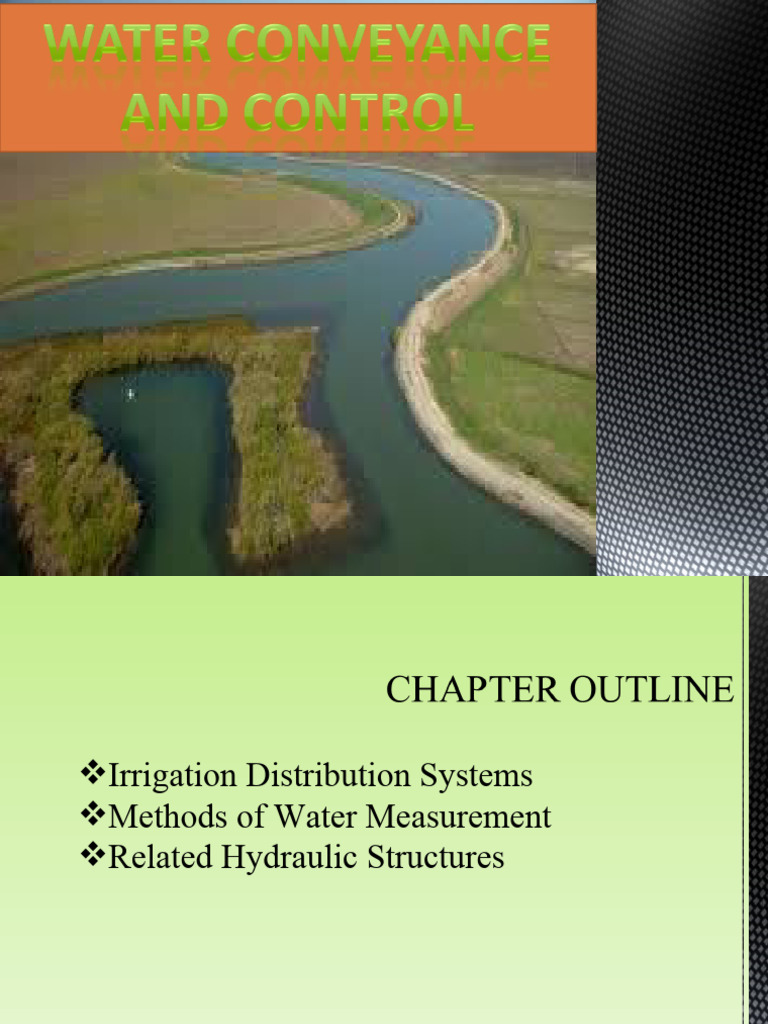 Chapter 5 - Conveyance - PPT (Recovered) | PDF