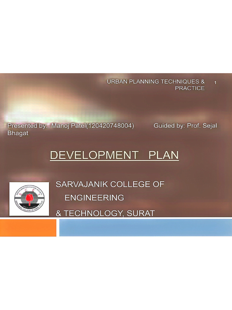 Development Plan | PDF