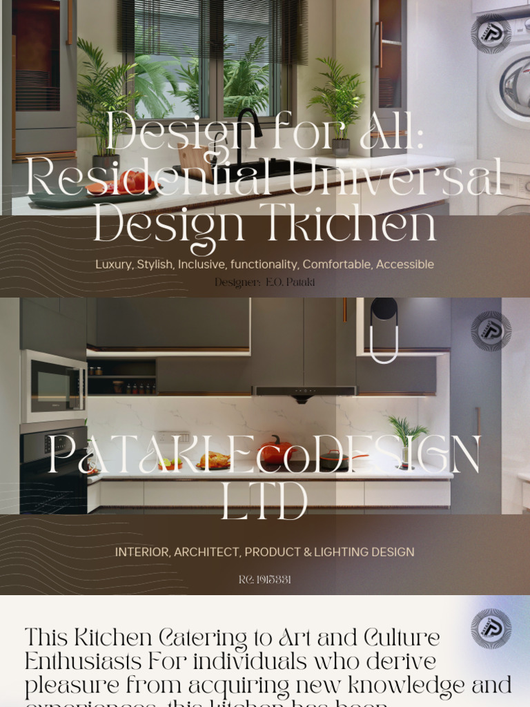 KITCHEN. Residential Universal Design Kitchen | PDF | Intellectual ...