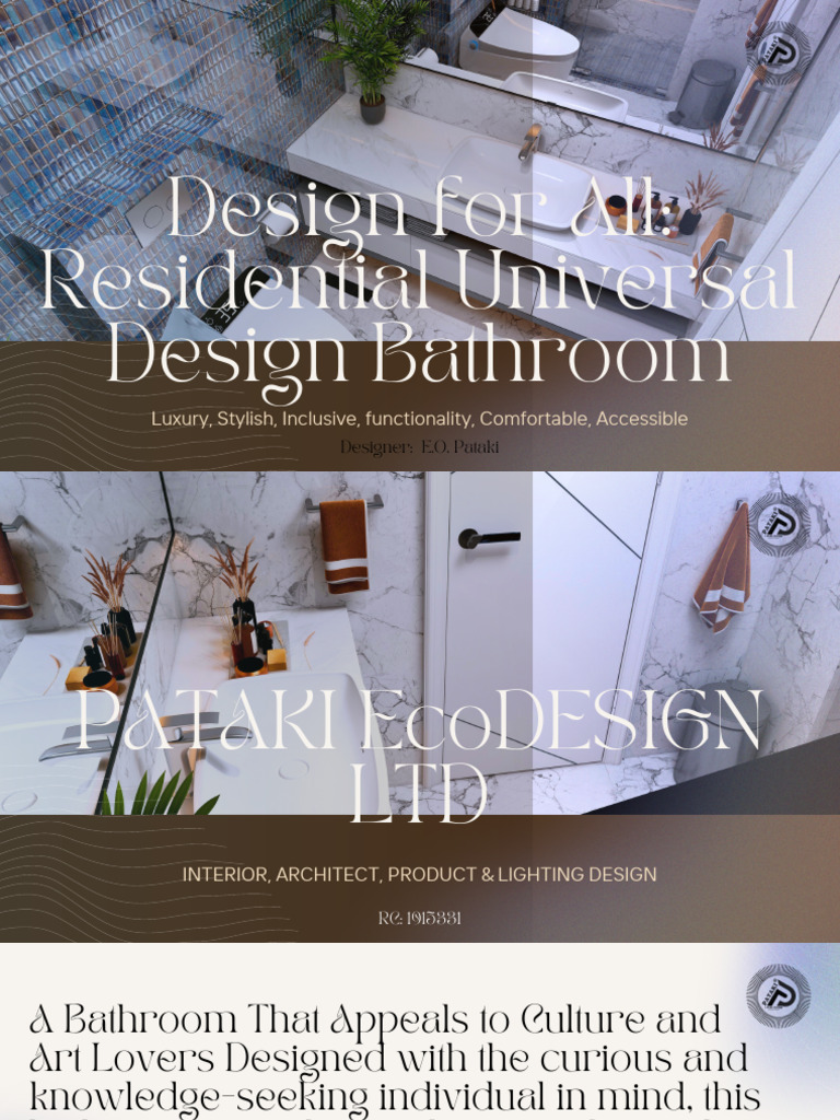 BATHROOM. Residential Universal Design Bathroom | PDF | Intellectual ...