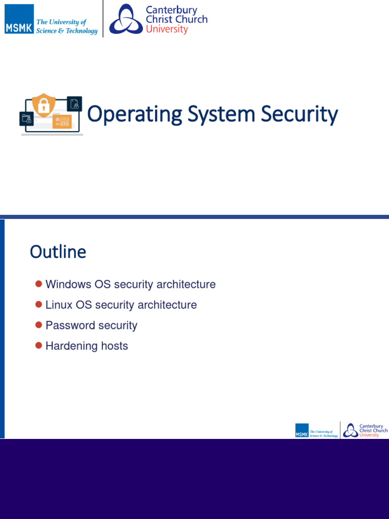 S23U14438 - Lecture 15 - OS Security | Download Free PDF | Operating ...