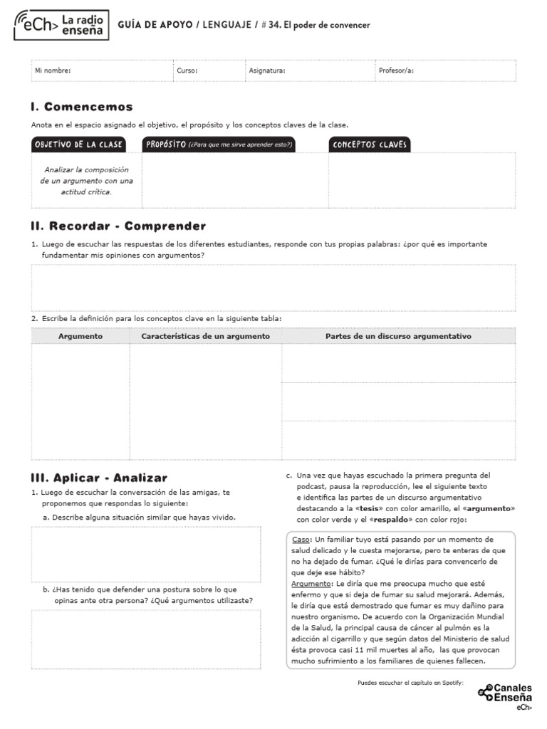 IMPRIMIBLE-Guia-LaRadioEnsena-LaRadioEnsena-Guia-Cap34-El Poder - de ...