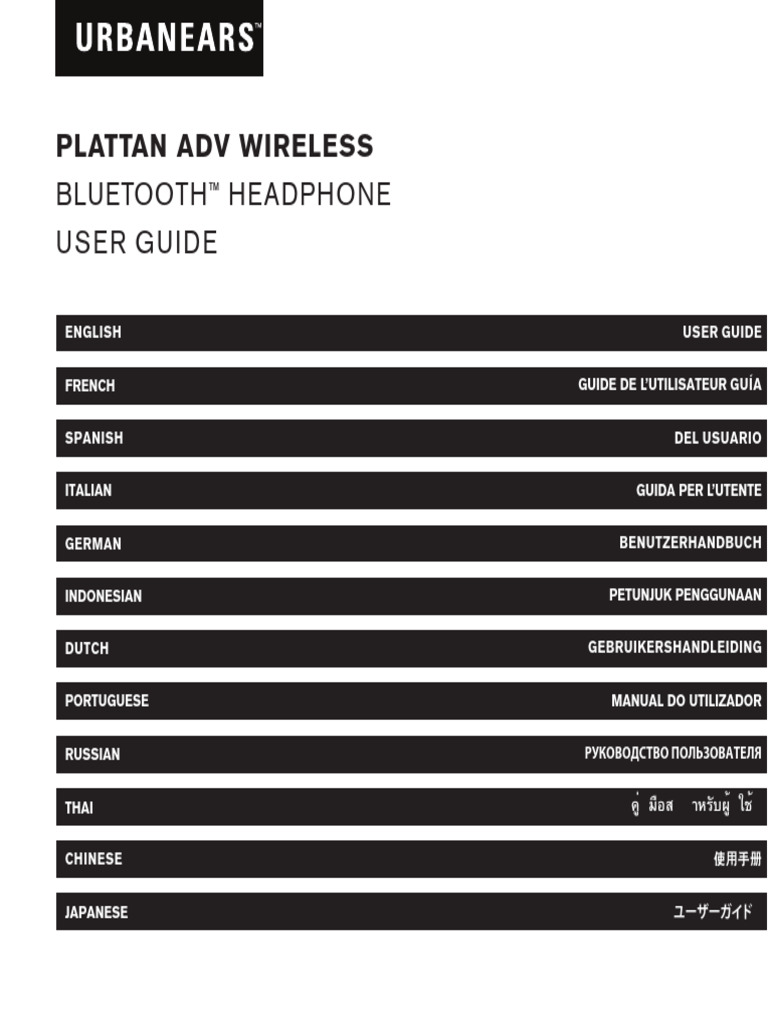 User Manual Plattan Adv W | PDF
