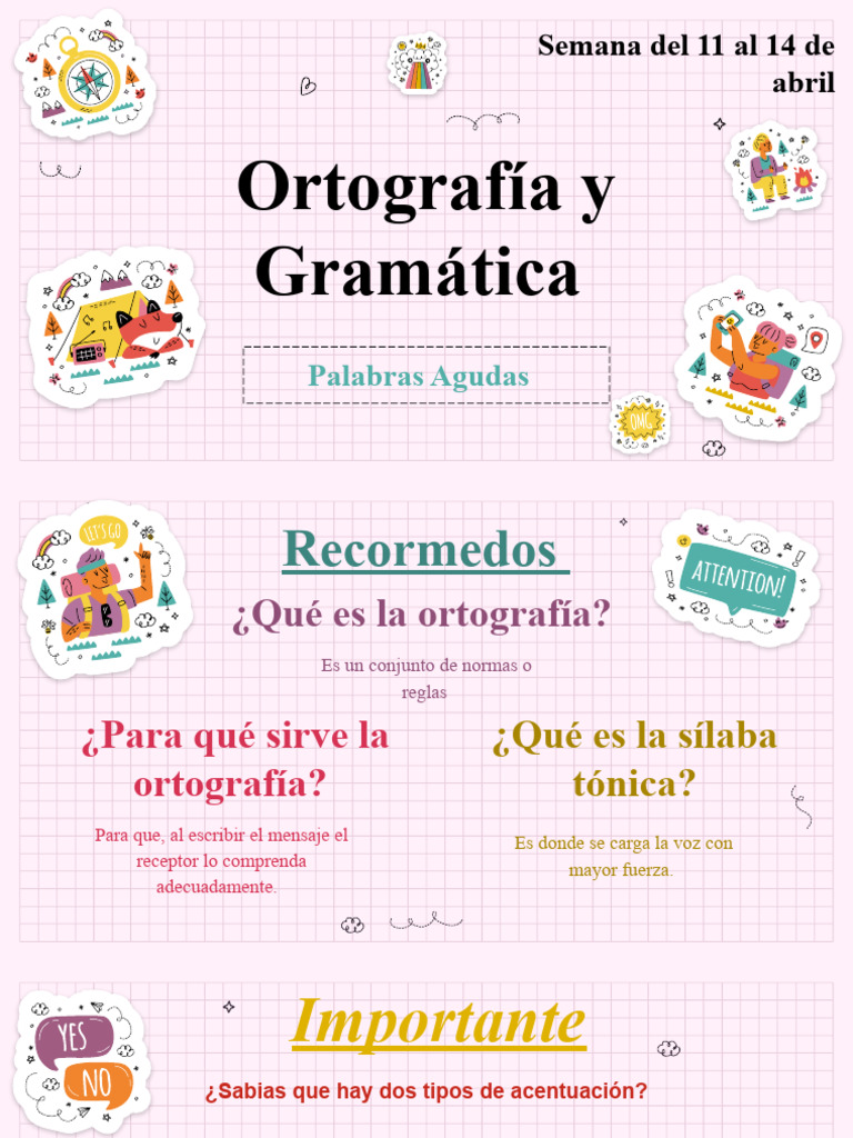 Ortografía y Gramática 2 | PDF