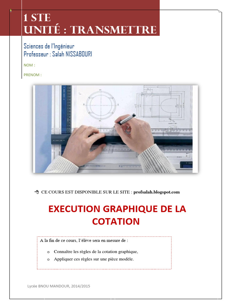Cours - Prof. Cotation | PDF