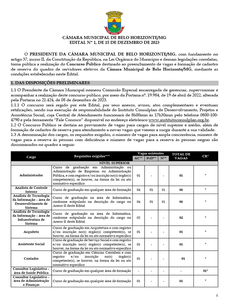 Edital | PDF