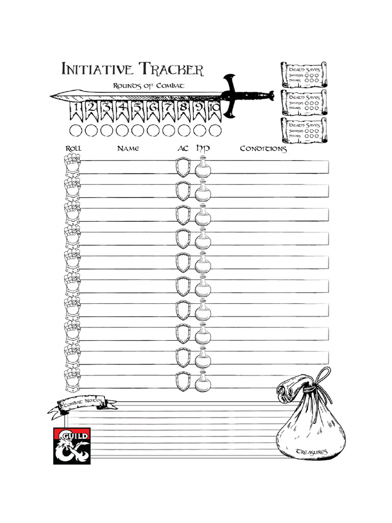 Tracker Initiative RPG | PDF