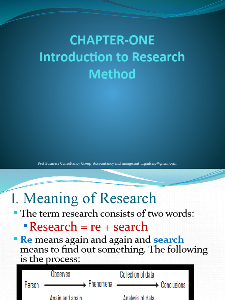 Chapter One 2021 | PDF | Quantitative Research | Sampling (Statistics)
