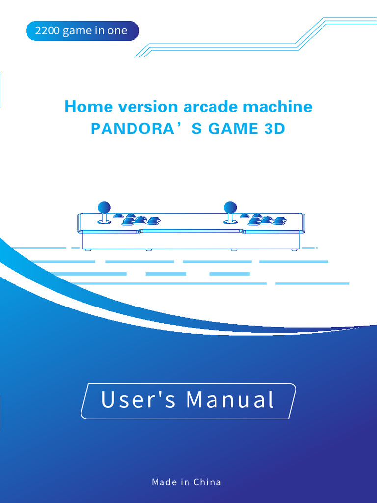 Pandora S Box Family Version 4018 Giochi Wi Fi Users Manual | PDF | Usb | Computing