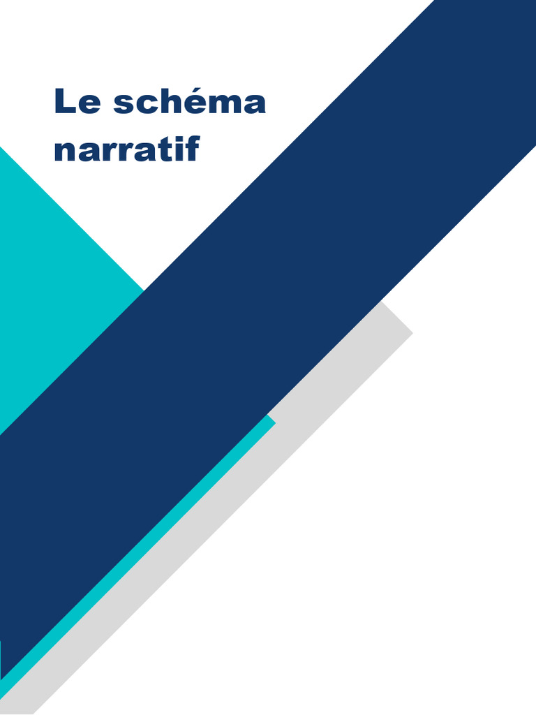 Comprendre le schéma narratif | PDF