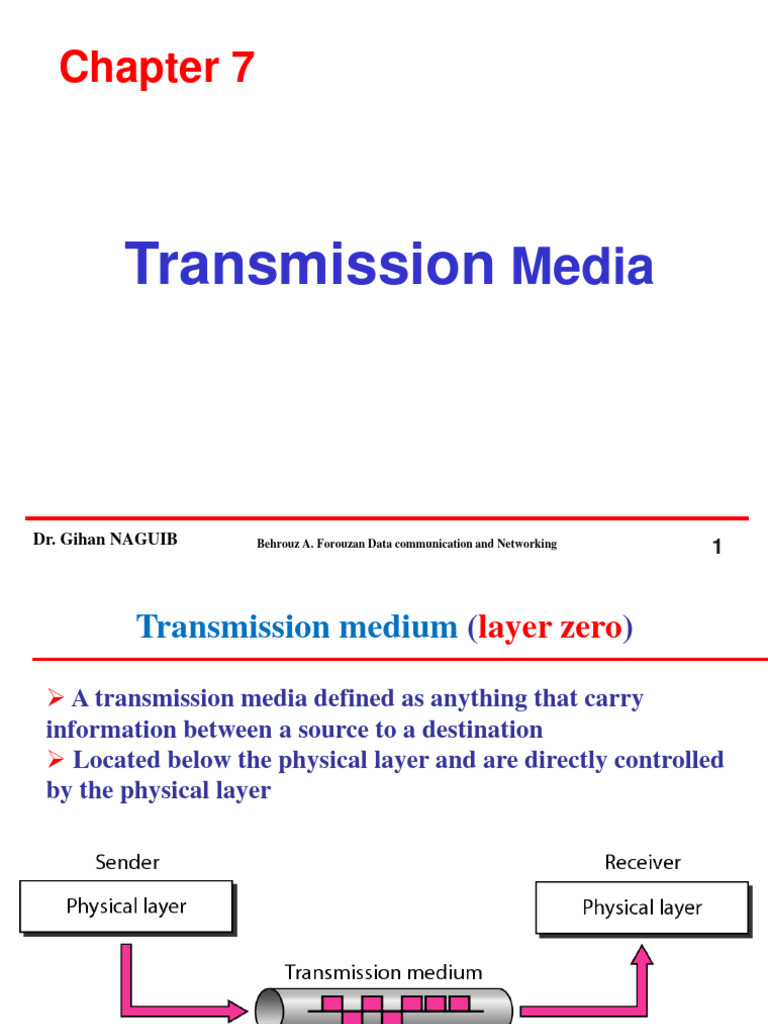 Transmission Media | PDF | Transmission Medium | Coaxial Cable