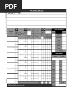 VFR Navigation Log Template | PDF | Airport | Visual Flight Rules