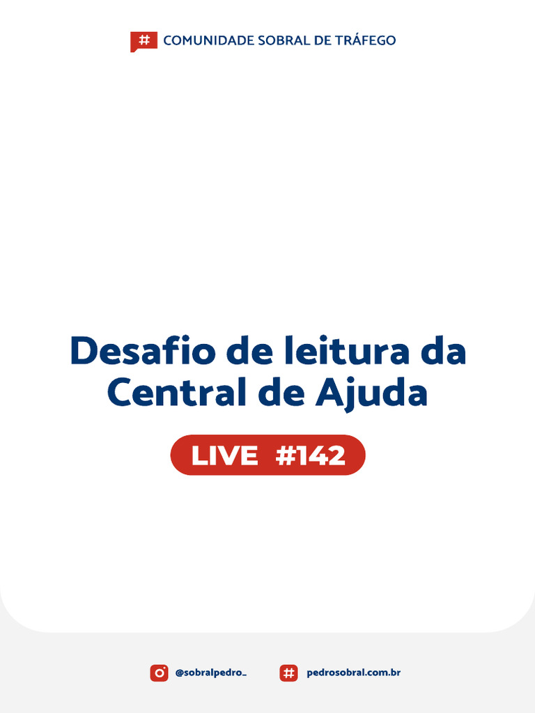 Desafio Leitura Central de Ajuda | PDF