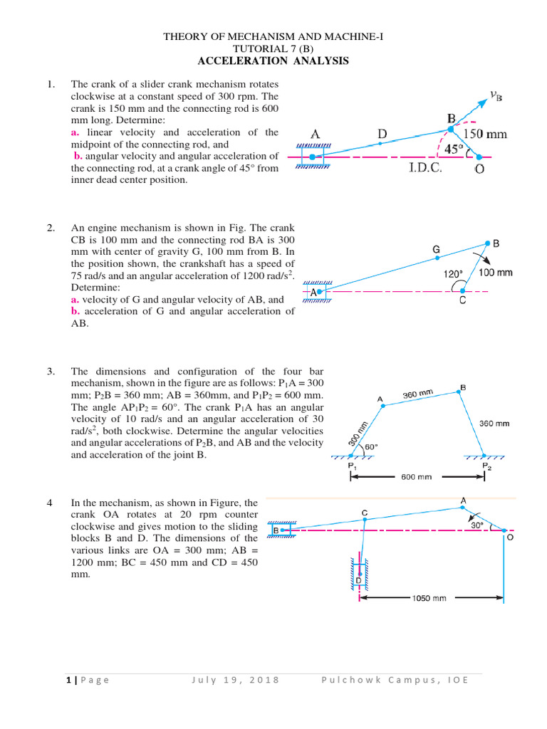 Tutorial 7b Acceleration | PDF | Acceleration | Velocity Tutorial 7b Acceleration | PDF | Acceleration | Velocity