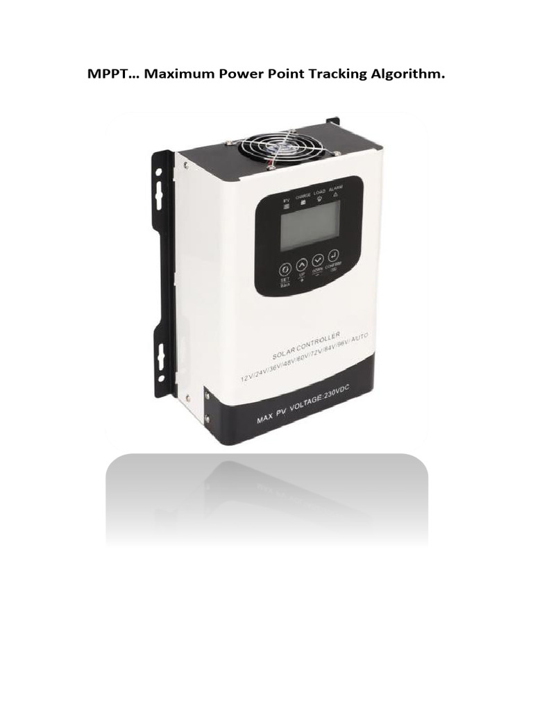 MPPT | PDF | Science & Mathematics | Computers