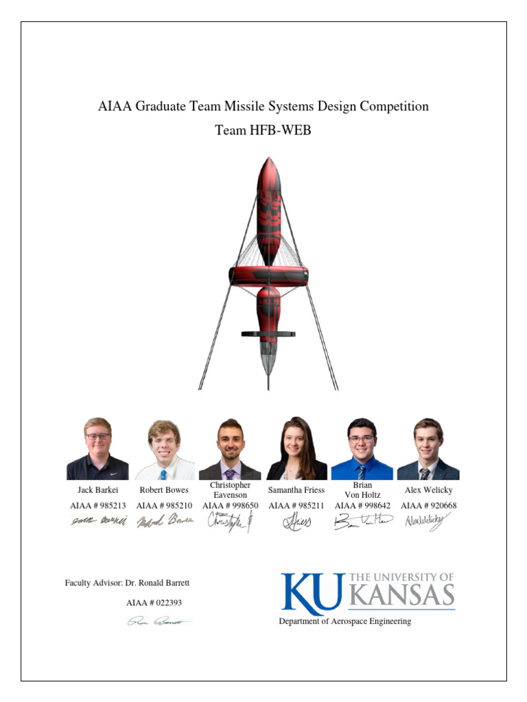2nd Place - Graduate Team - University of Kansas | PDF