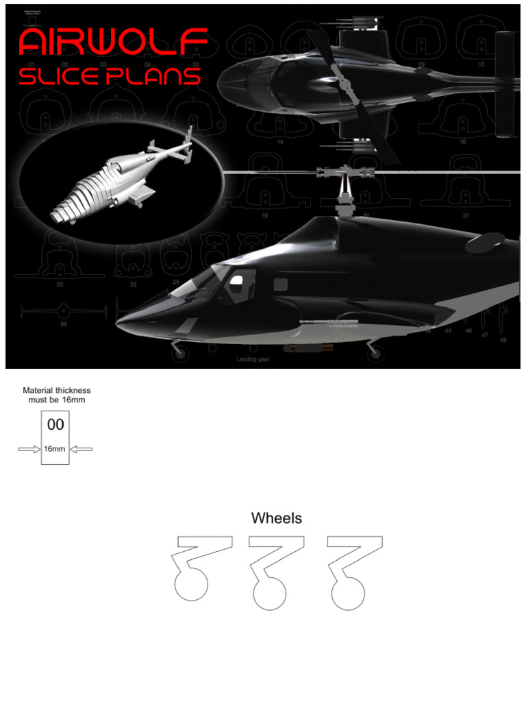 Airwolf Slice Plans | PDF