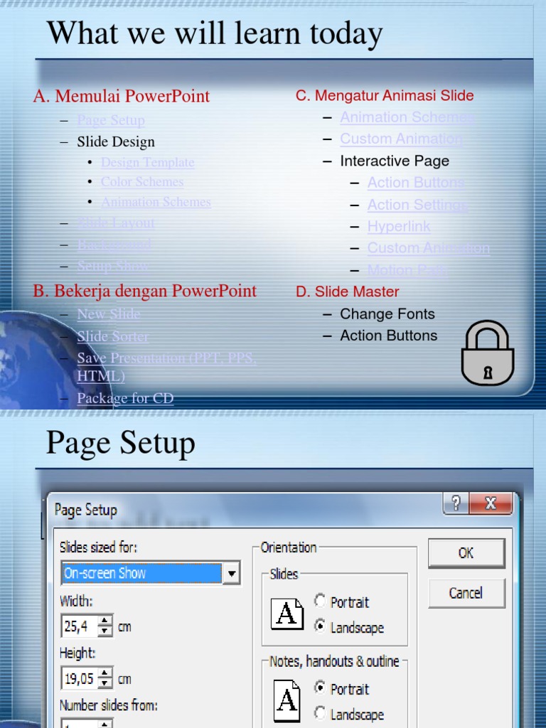 PowerPoint Essentials: Setup & Animation | PDF | Art