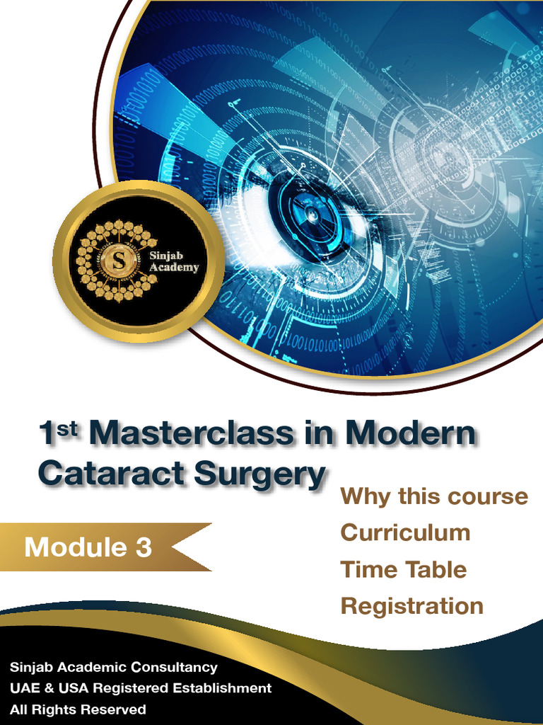 Cataract Module 3 Flyer | PDF