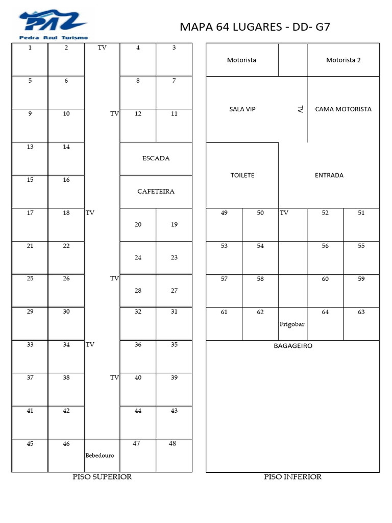 Mapa DD 64 Lugares | PDF