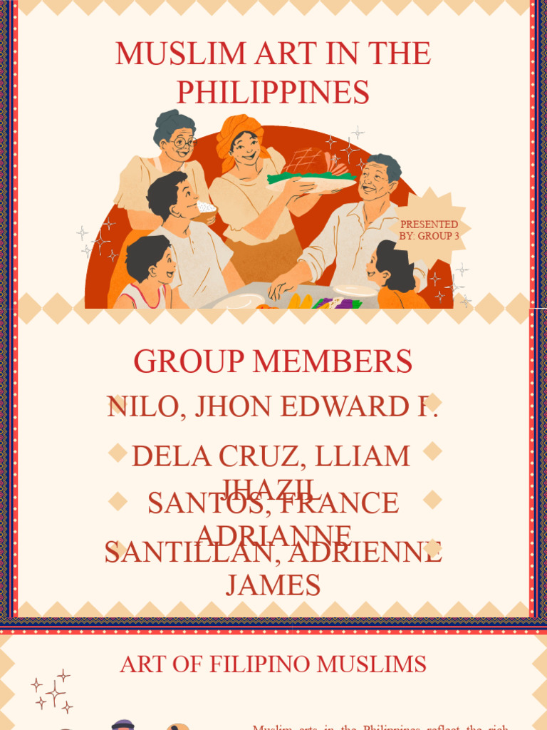 Red Festive Illustration Filipino Traditions Presentation | PDF ...
