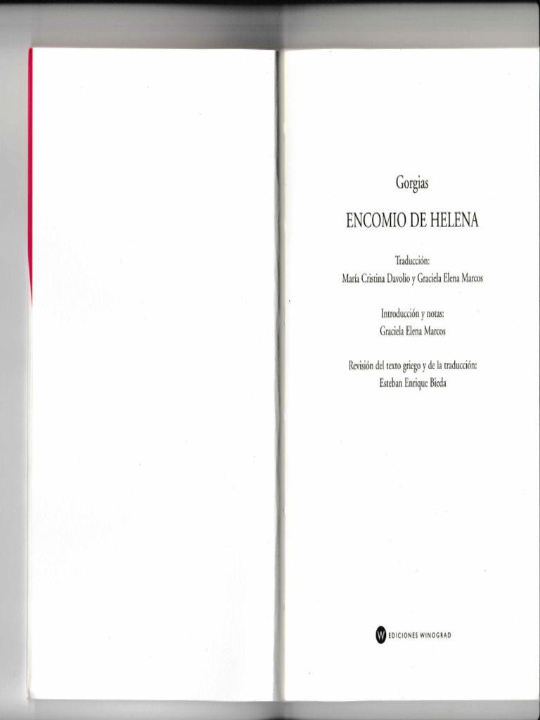 Gorgias Encomio | PDF