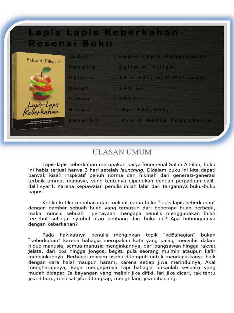 Contoh Resensi | PDF