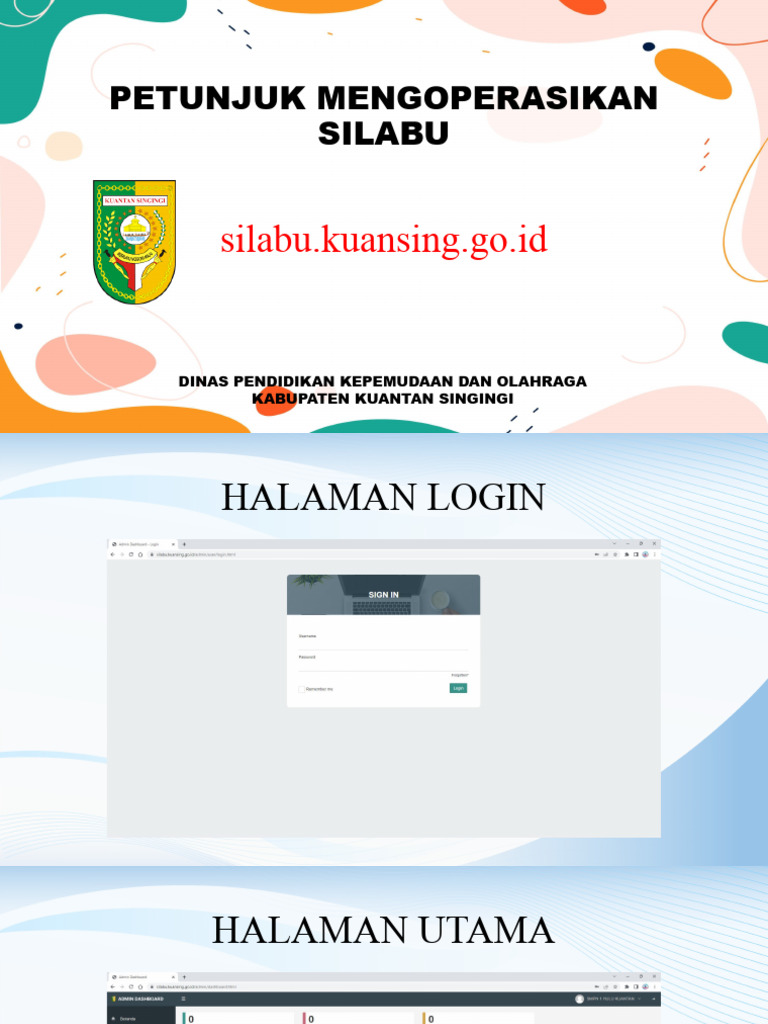 Petunjuk Mengoperasikan Silabu | PDF