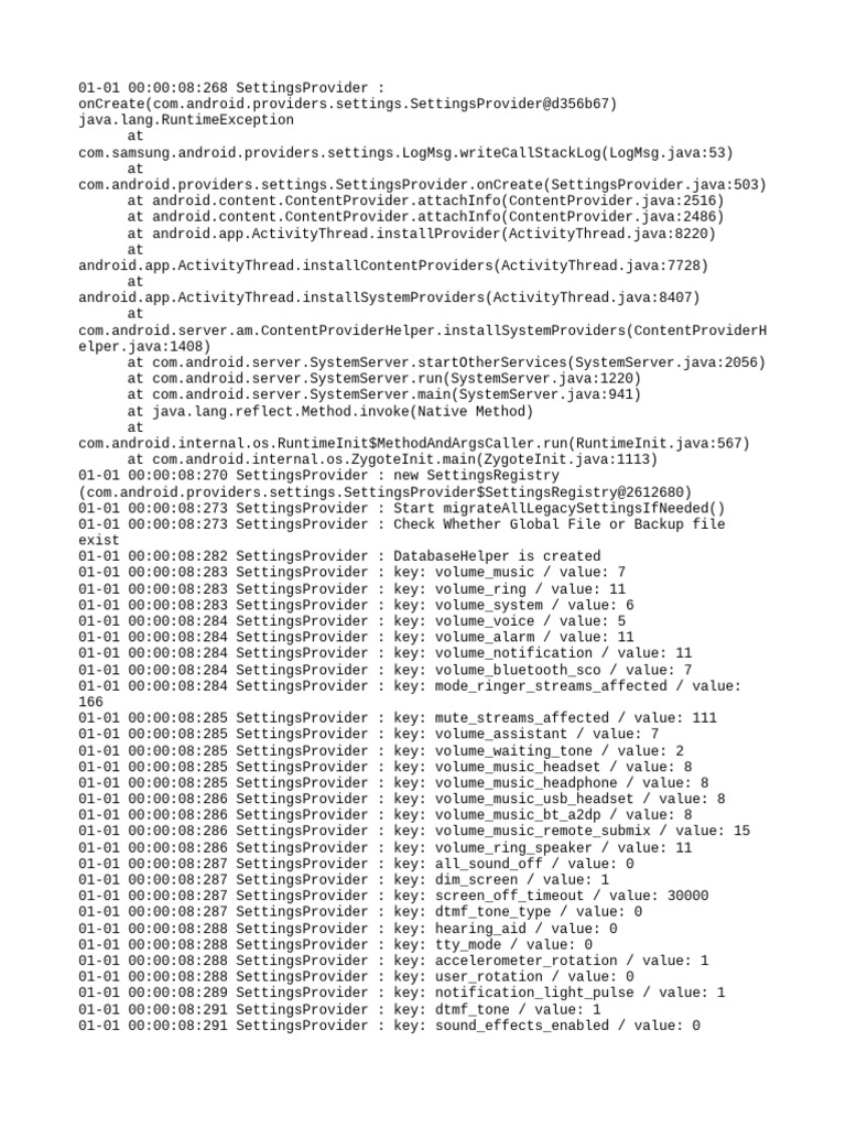 Logcat Home Fota Update Log | PDF