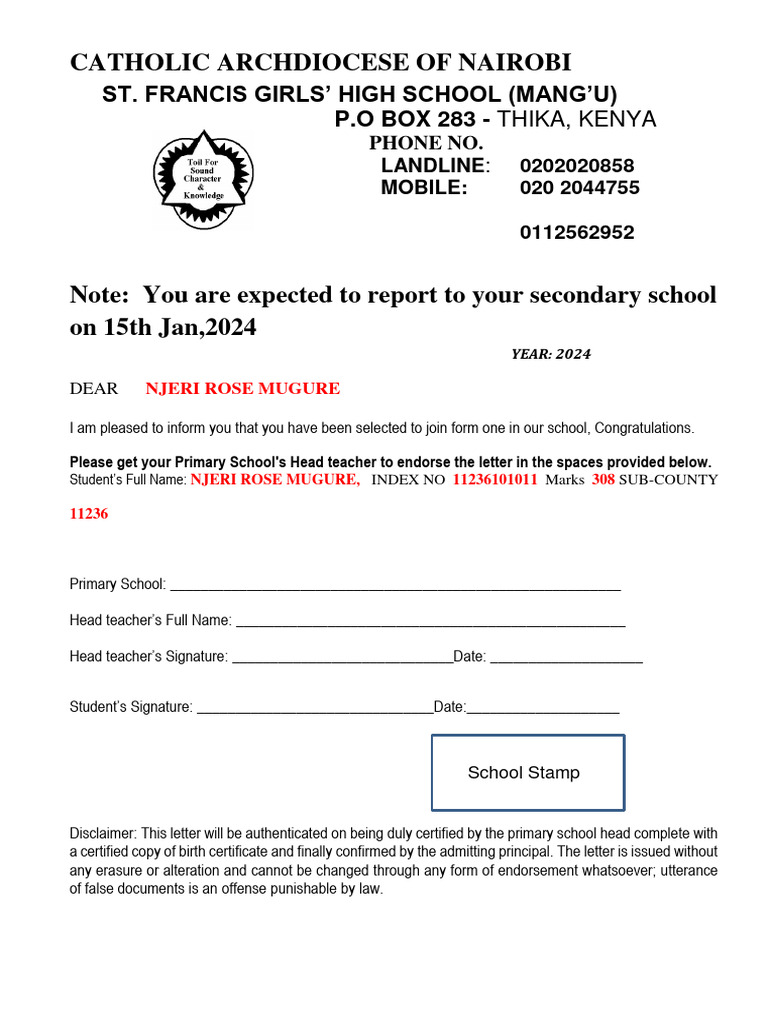 Njeri Rose Mugurepdf | PDF