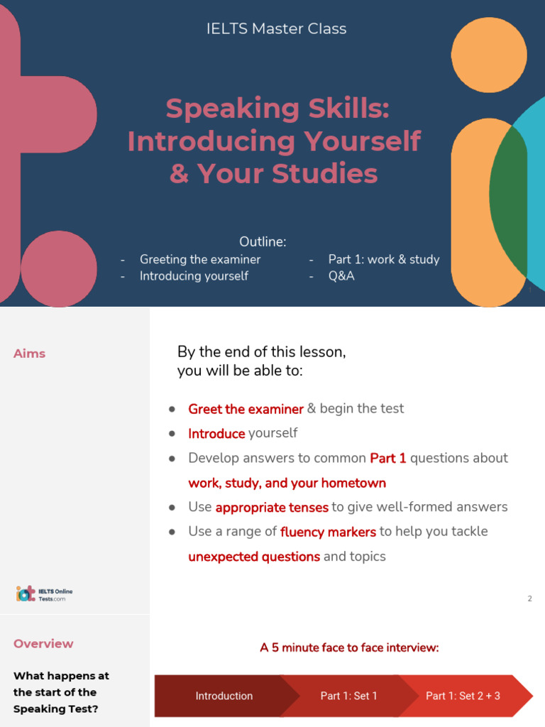 Speaking - Introducing Yourself Handout 1 | PDF | Diploma
