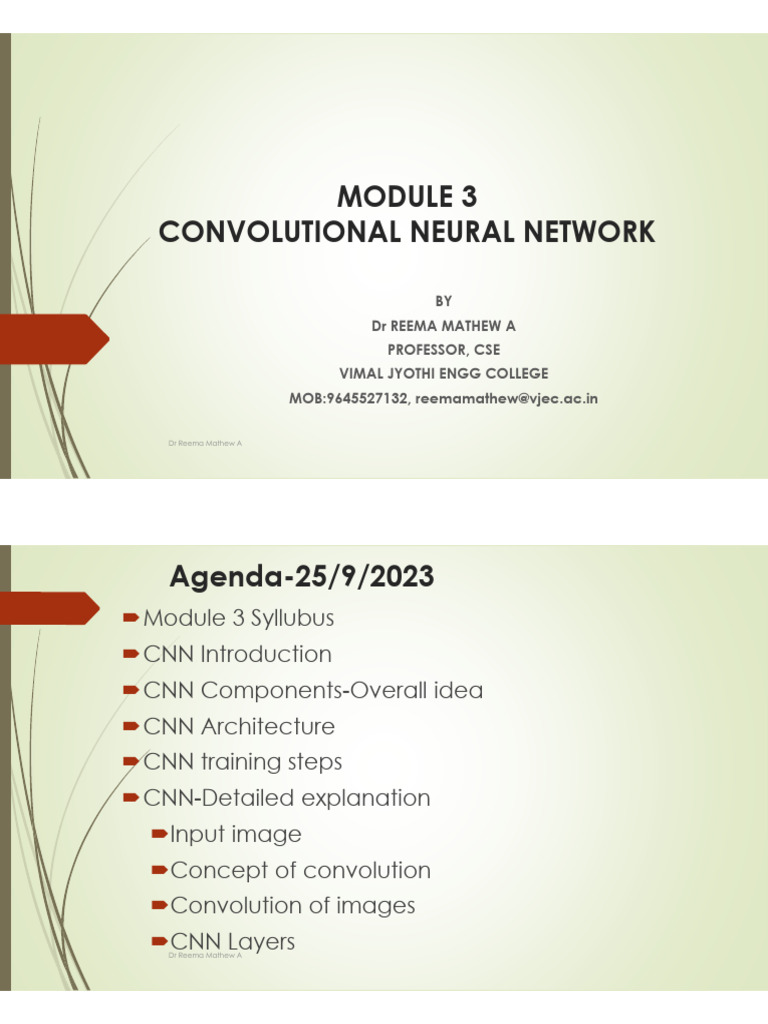 Module 3 CNN | PDF Module 3 CNN | PDF