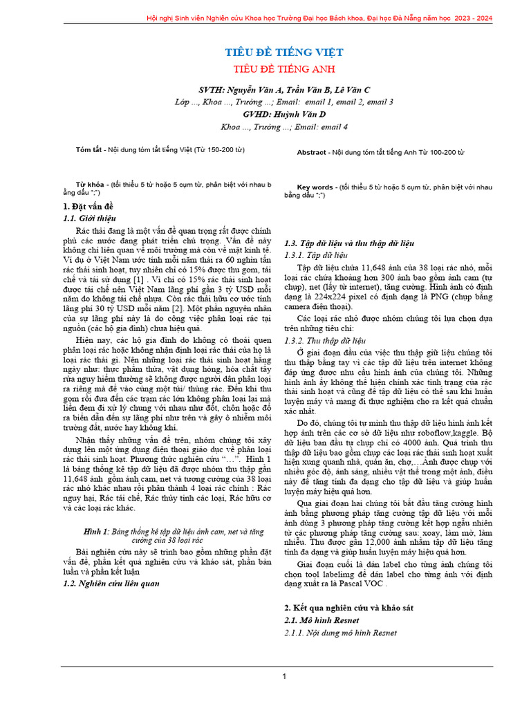 Paper Bao Cao NCKH | PDF