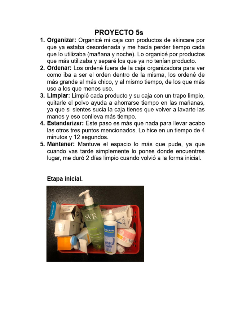 Proyecto 5S | PDF