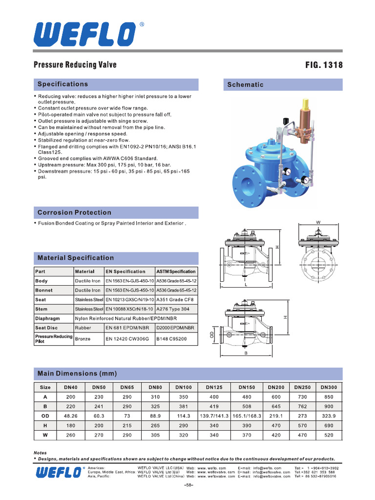 PRV Weflo | PDF
