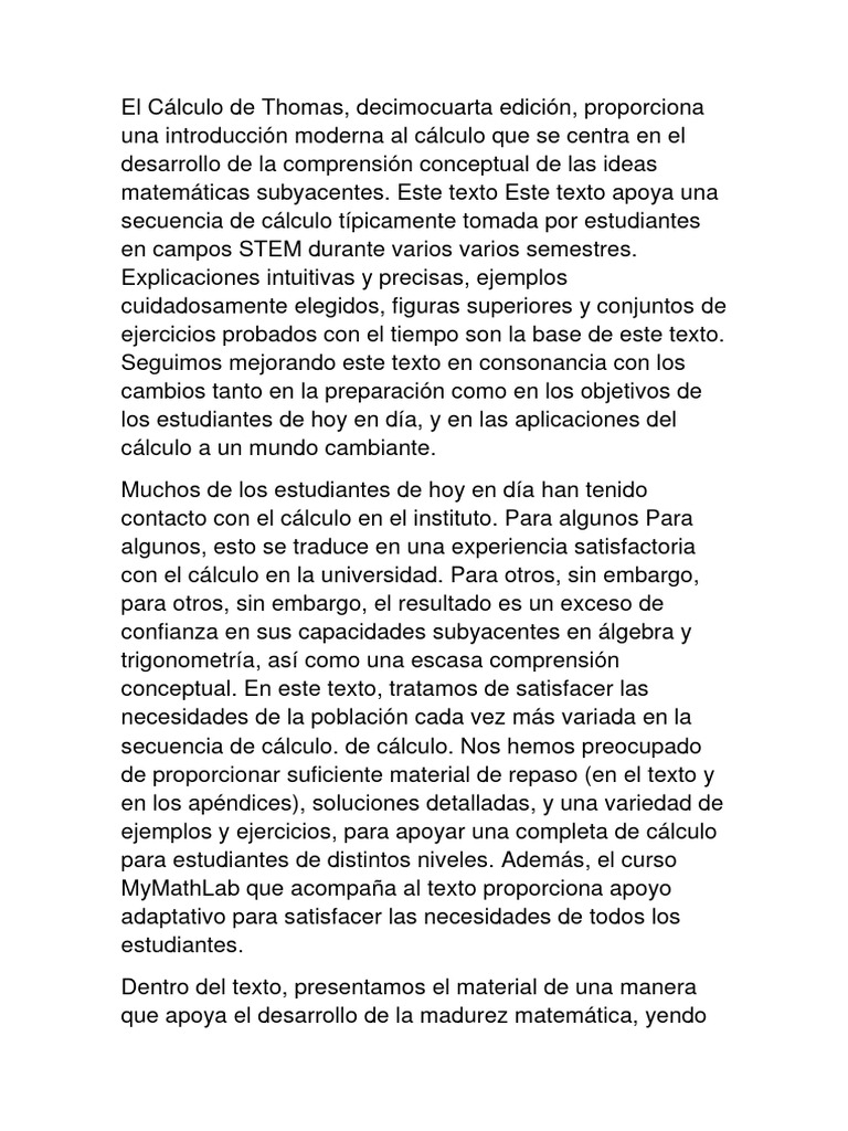 El Cálculo de Thomas | Descargar gratis PDF | Matemáticas | Secuencia