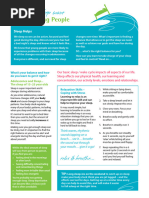 Sleep Hygiene Checklist | PDF