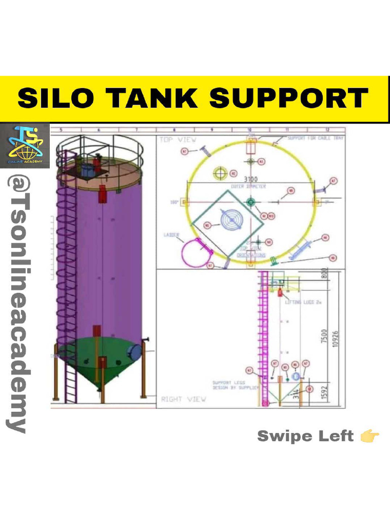 Silo Tank Support | PDF